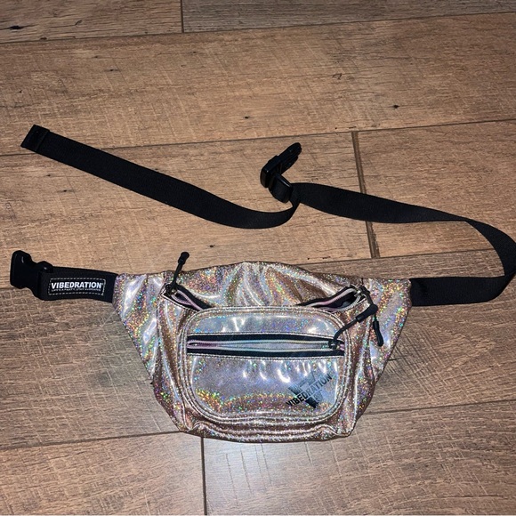 Vibedration | Bags | Holographic Fanny Pack | Poshmark